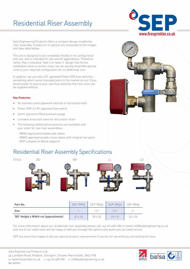 Downloads | Sale Engineering Products Ltd