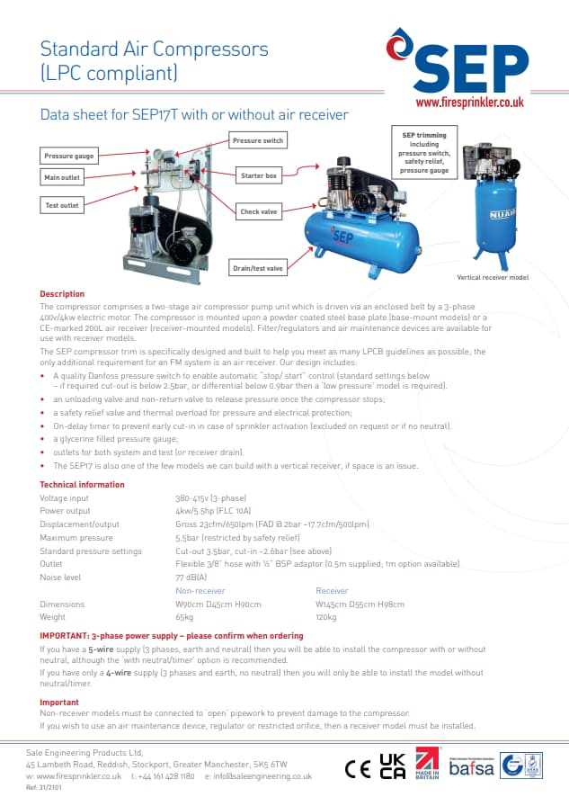 Downloads | Sale Engineering Products Ltd
