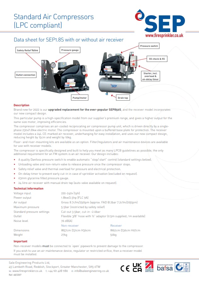 Downloads | Sale Engineering Products Ltd