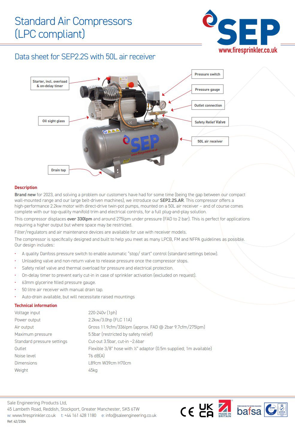 Downloads | Sale Engineering Products Ltd